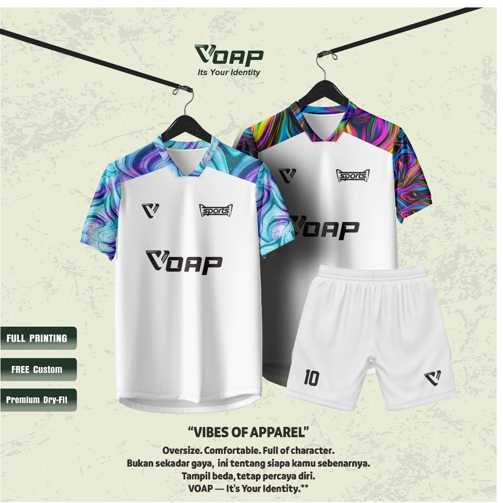 Jual Jersey Futsal Jersey Bola Full Printing Jersey volly jersey ...