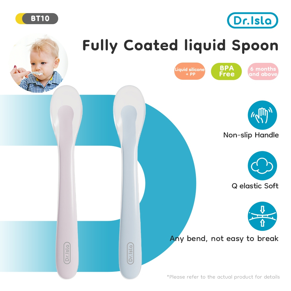 Jual Dr.isla Sendok Bayi Liquid Silicone BPA Free Silikon kelas makanan ...