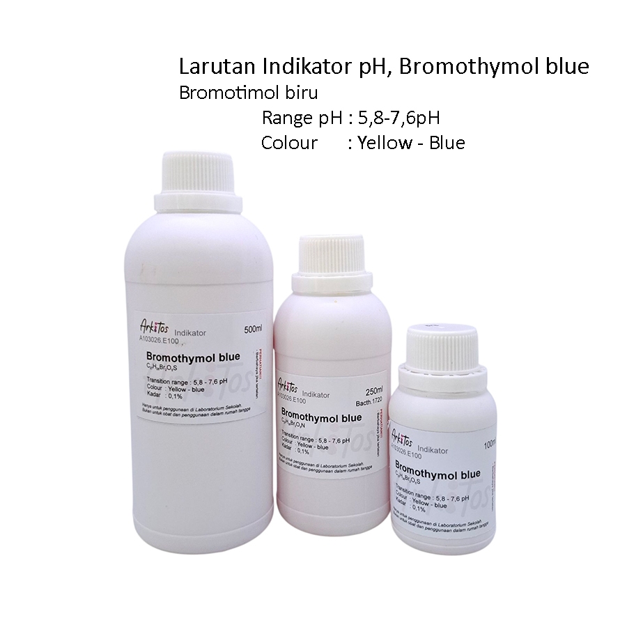 Jual Indikator Bromotimol Biru, Bromothymol blue BTB | Shopee Indonesia