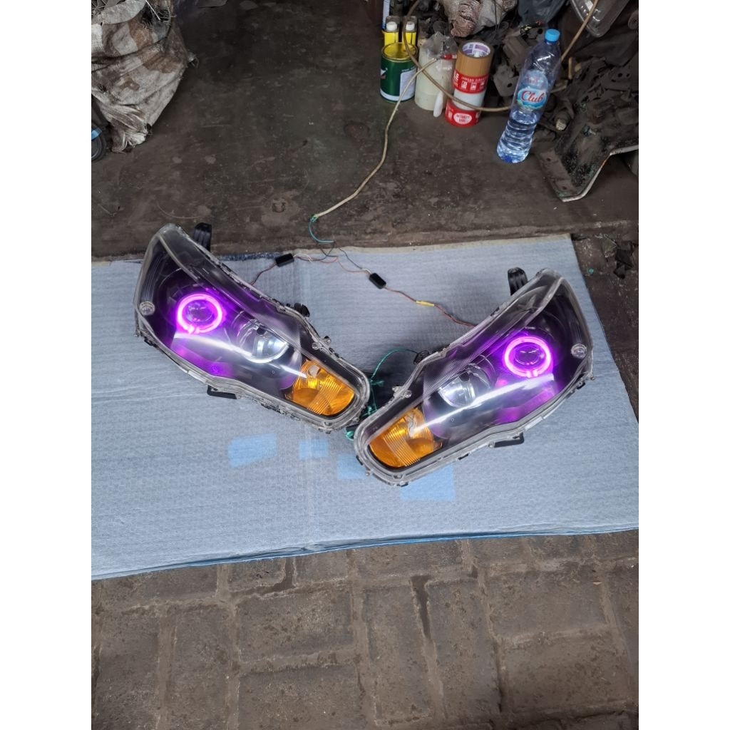 Jual headlamp mitsubishi lancer evo 2008-2012 original | Shopee Indonesia
