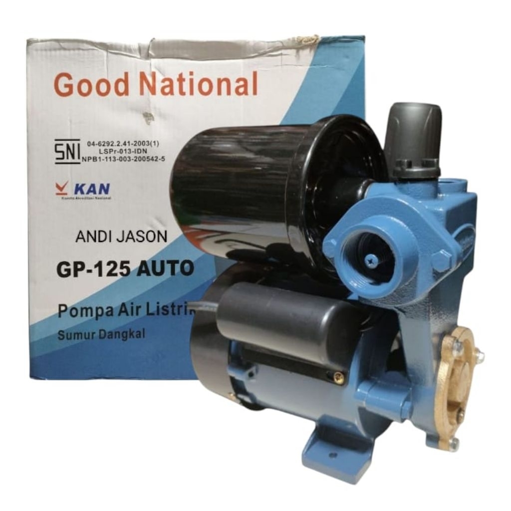 Jual POMPA AIR OTOMATIS 125W GOOD NATIONAL GP-125 MESIN AIR LISTRIK DAP ...