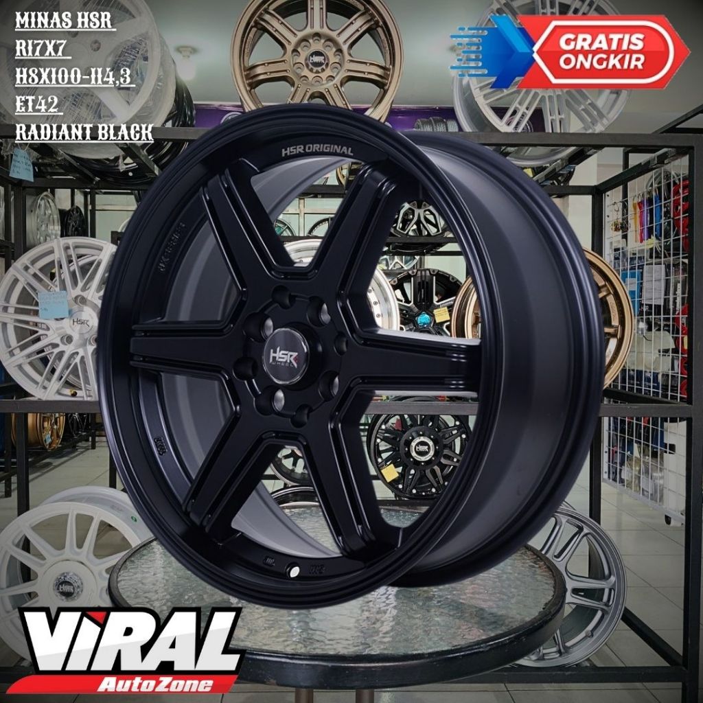 Jual Velg Mobil AVANZA,RAIZE,GRAND LIVINA - HSR MINAS Ring 17 R17 et42 ...