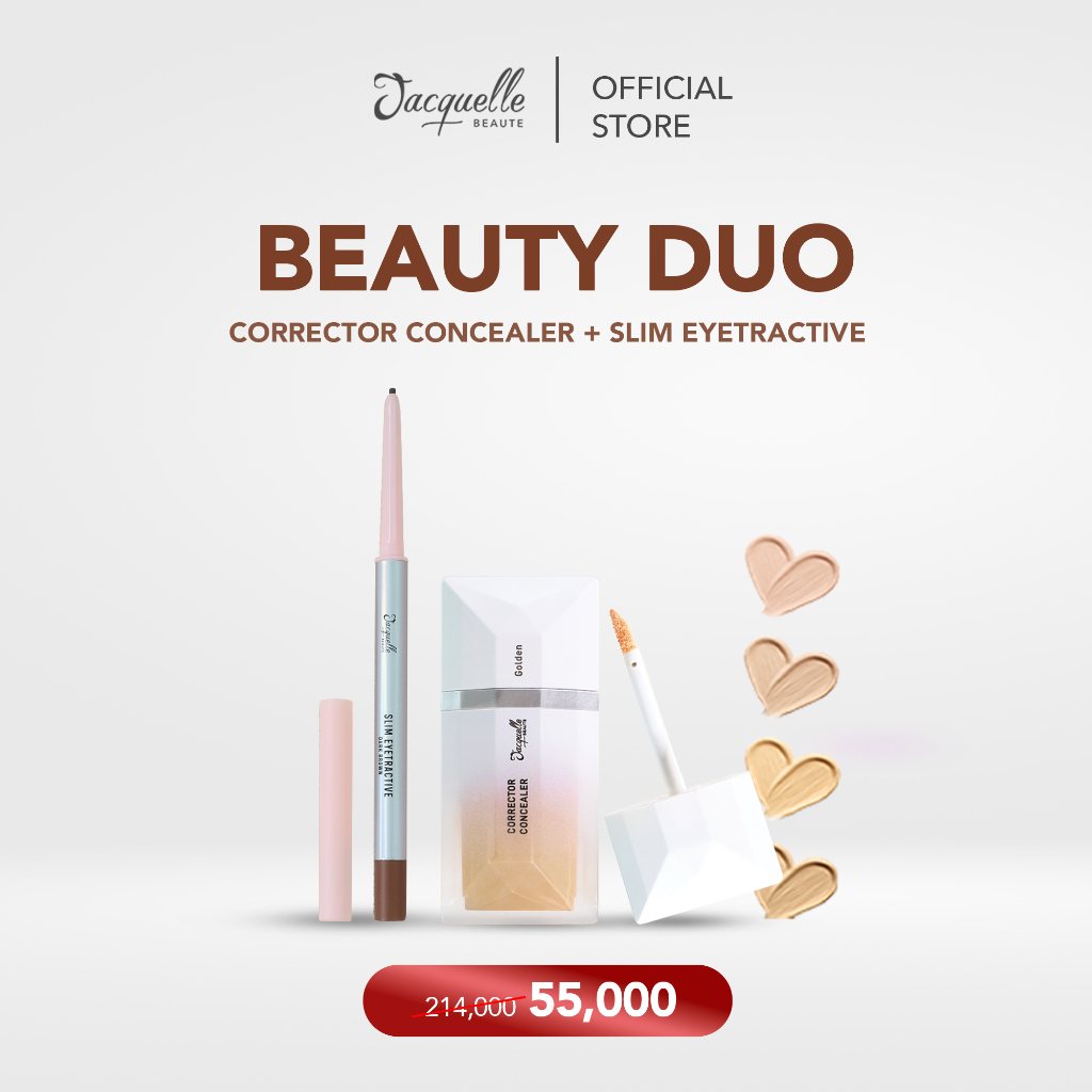 Jual Jacquelle Beauty Duo - Corrector Concealer + Slim Eyetractive Dark ...