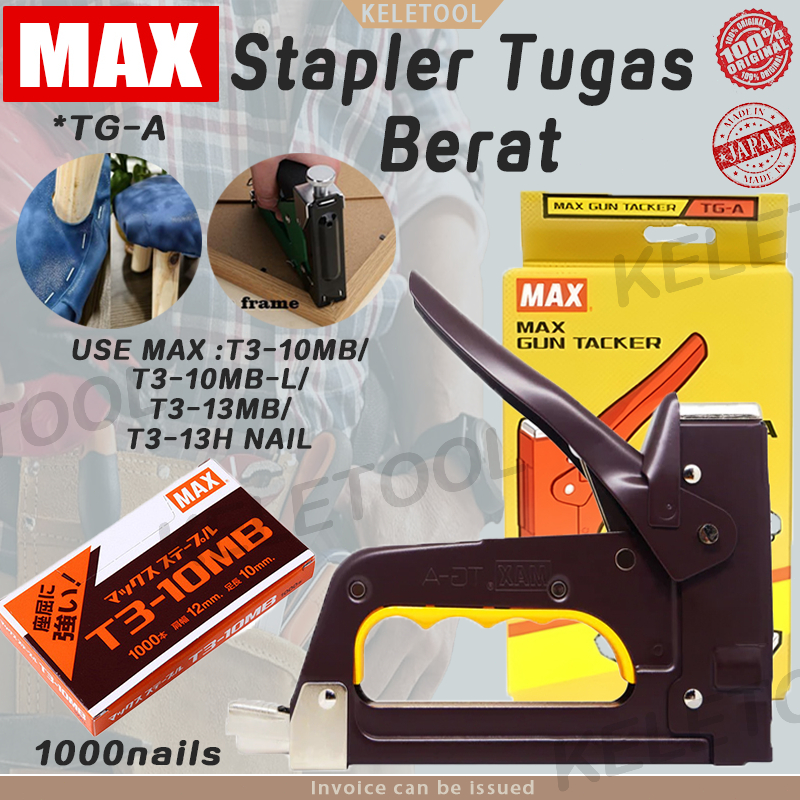 Jual 100% Original TG-A Max Tacker Stapler Tembak Gun Powerfull Pistol ...