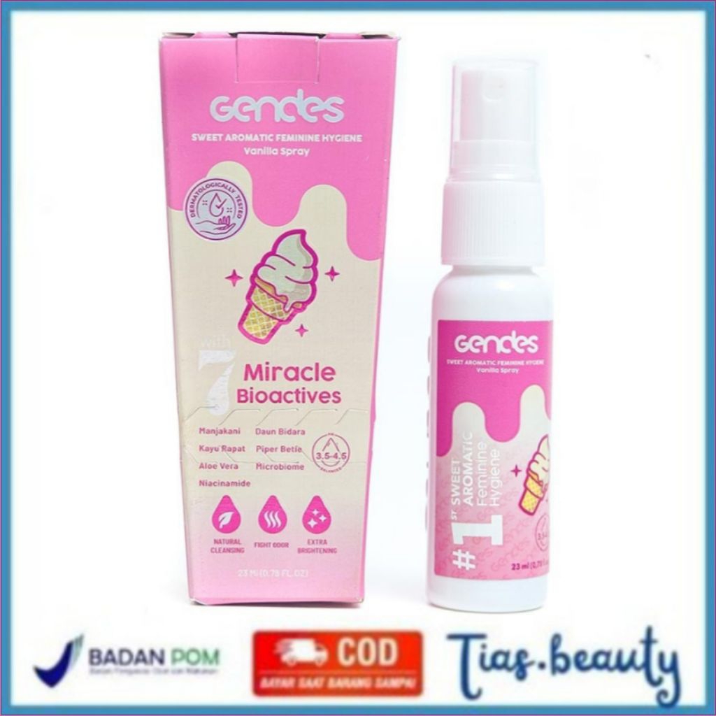 Jual GENDES SWEET AROMATIC FEMININE HYGIENE SPRAY | Shopee Indonesia