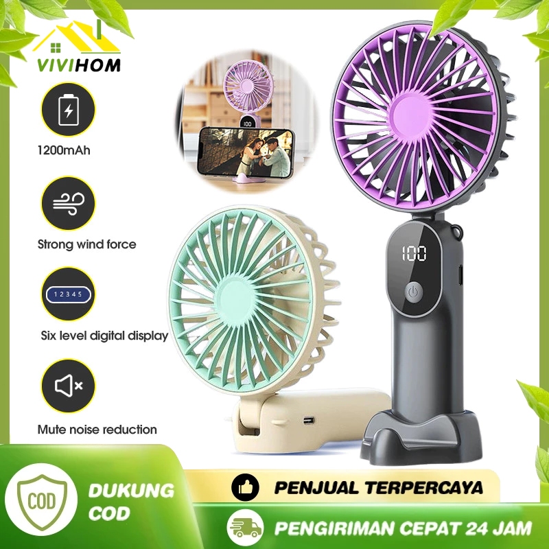 Jual Kipas portabel mini Gantung Dinding Genggam Genggam Kipas Mini LED ...