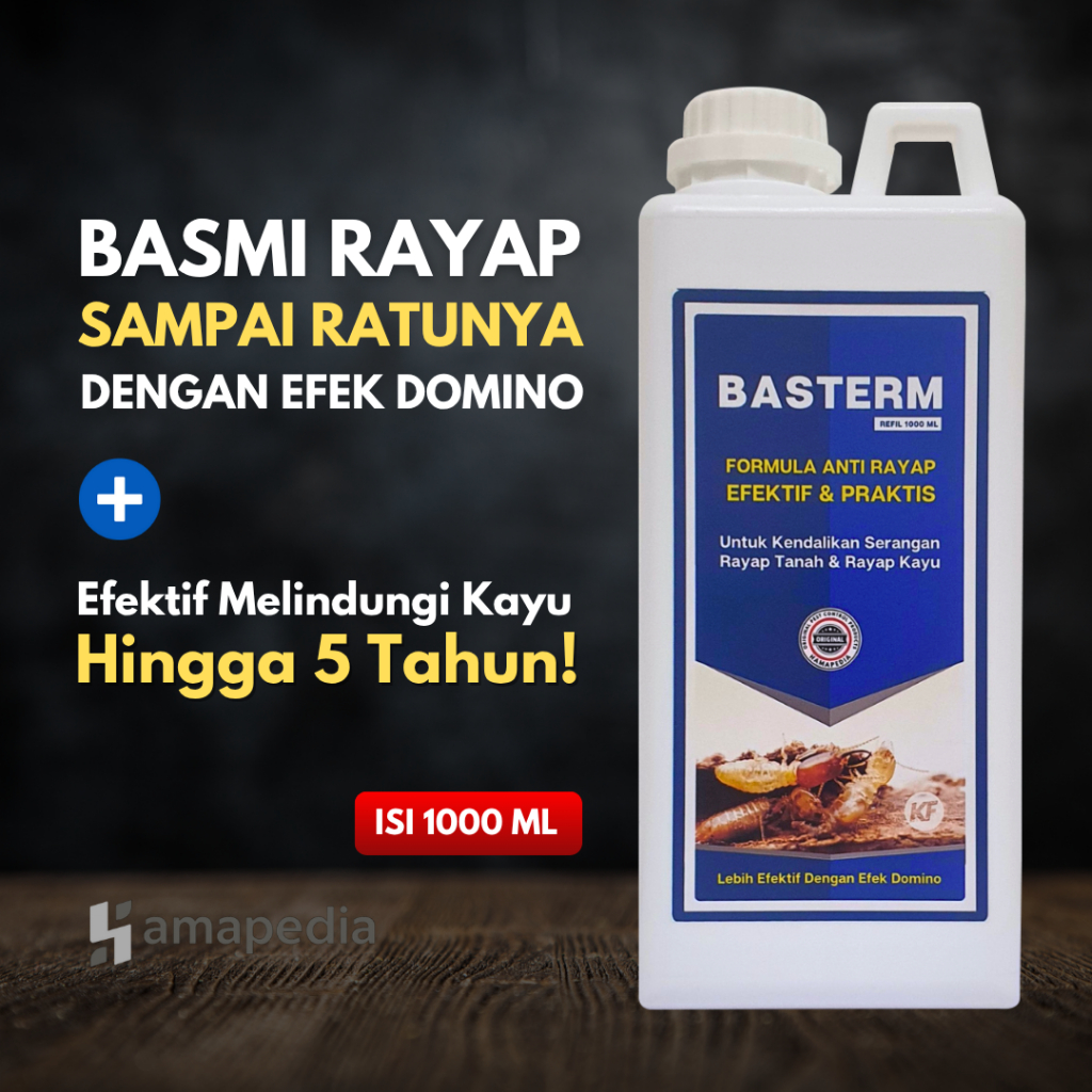 Jual Obat Anti Rayap Kayu dan Tembok / Racun Pembasmi Rayap Basterm ...