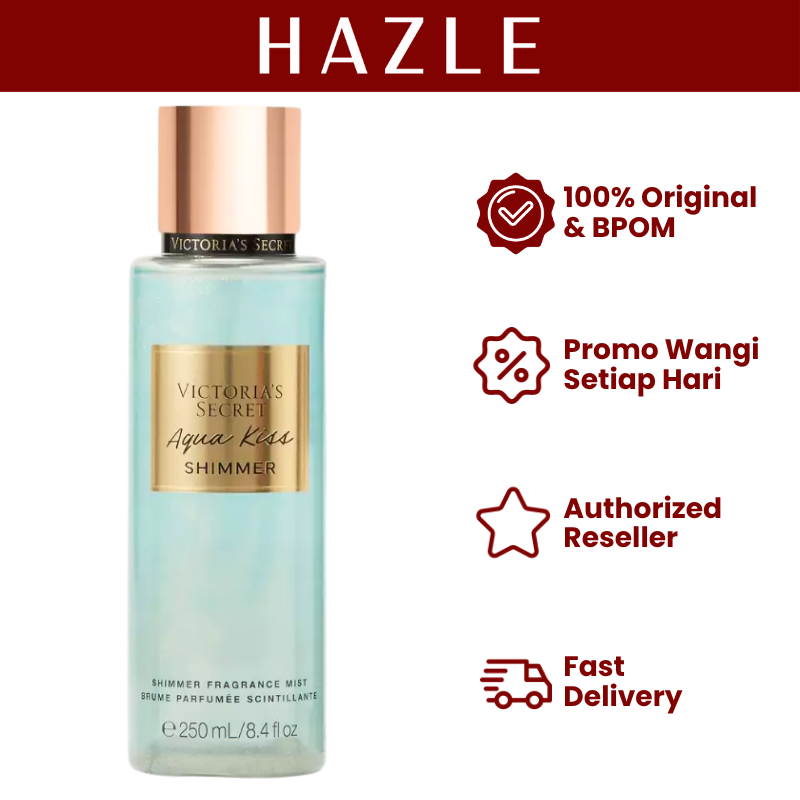 Jual Parfum Victoria Secret Perfume Body Mist Aqua Kiss Shimmer Woman Fragrance 250 ml | Shopee ...