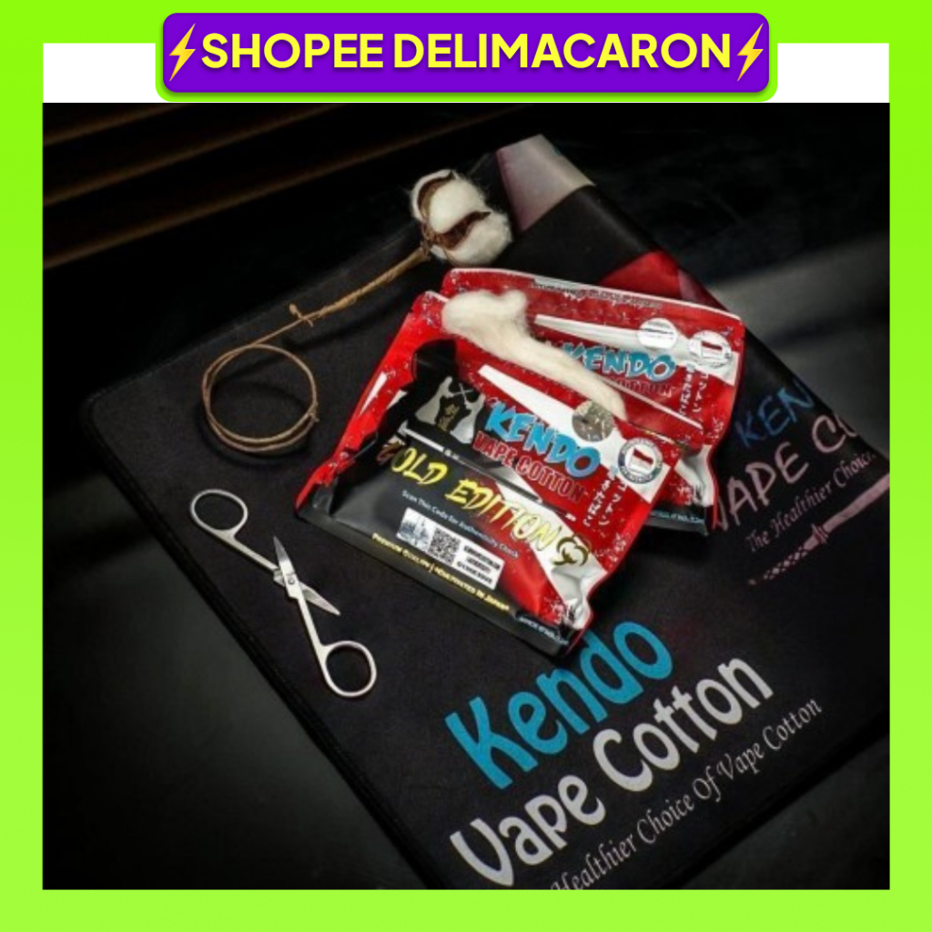 Jual NEW COTTON KENDO GOLD KAPAS VAPE KAPAS PREMIUM 100% ORIGINAL ...