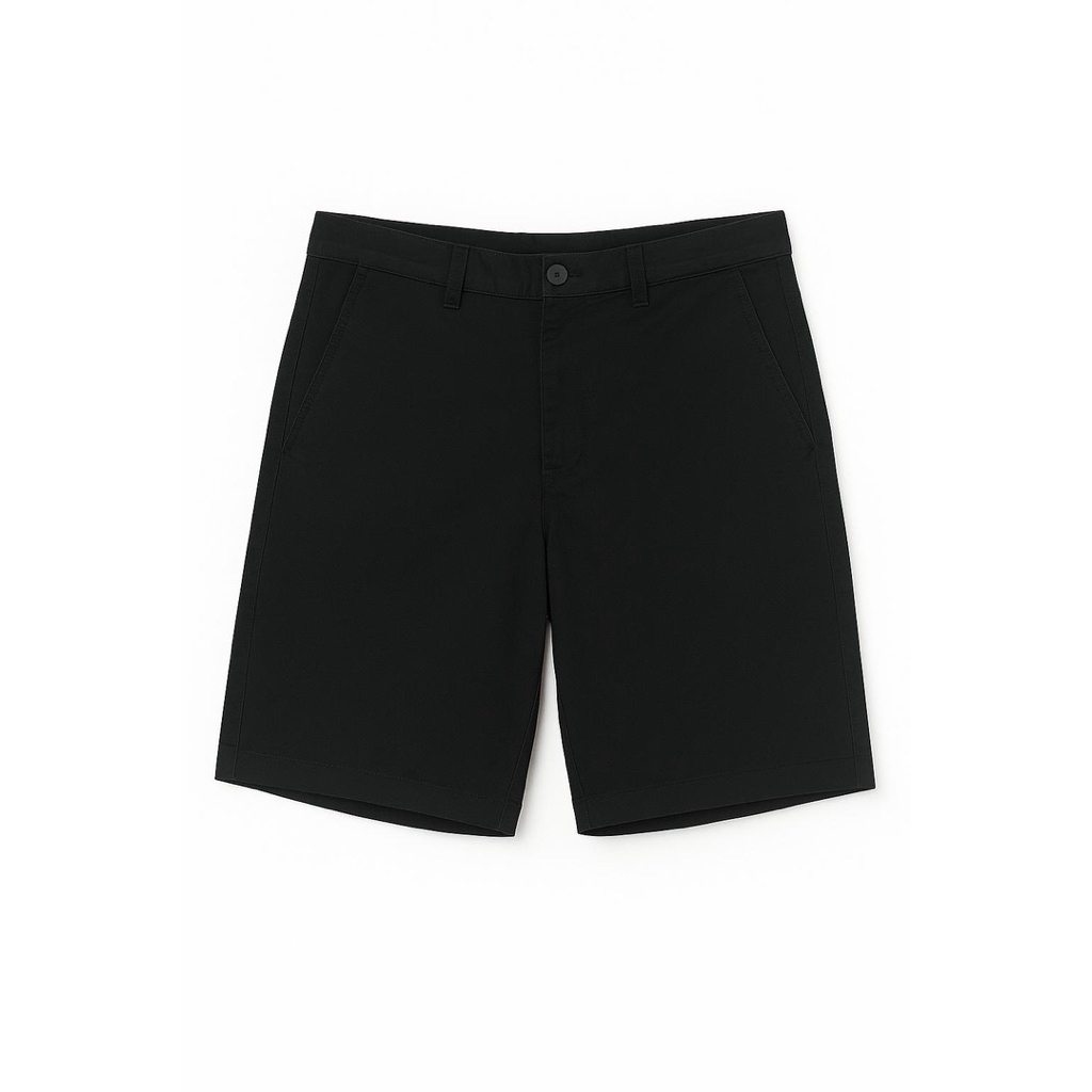 Jual Celana Pendek Pria Warna Hitam | Slim Fit | Look Rapi & Stylish ...