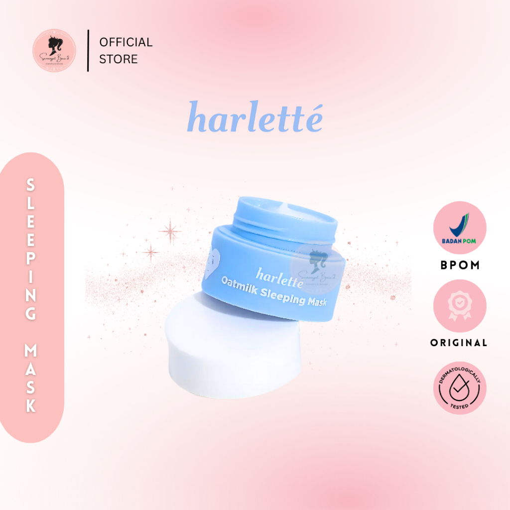 Jual Harlette - Oatmilk Sleeping Mask Acne Prone, Dry, Combination ...