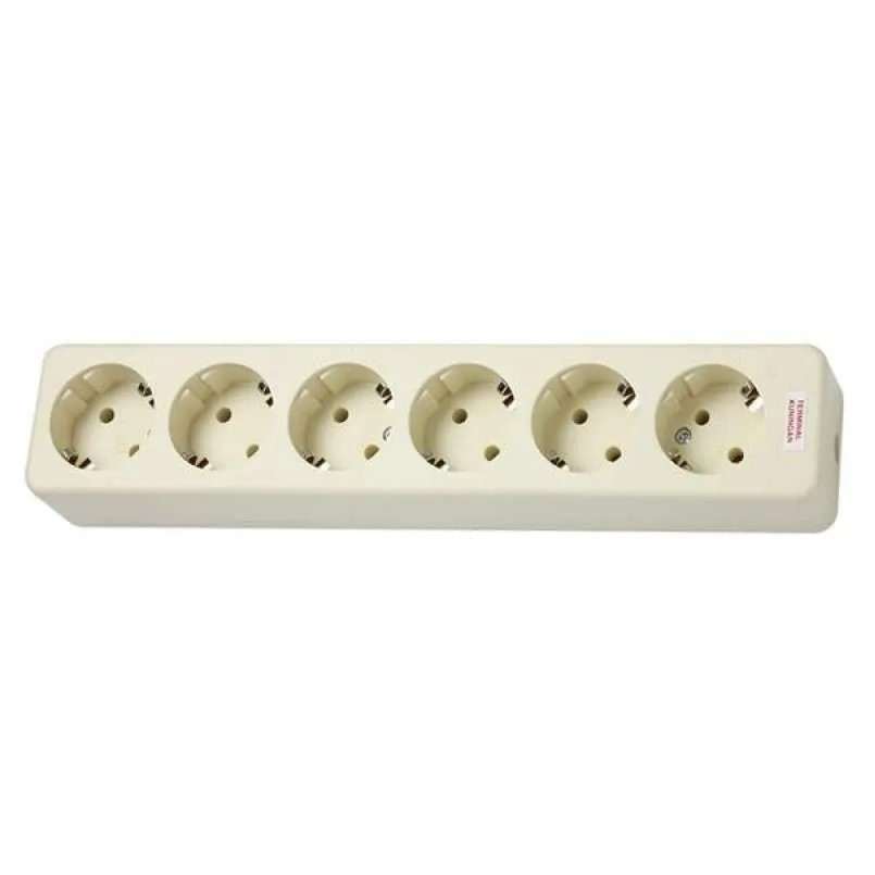 Jual UTICON ST-168 Stop Kontak 6 Lobang / Colokan Terminal 6 Lubang | Shopee Indonesia