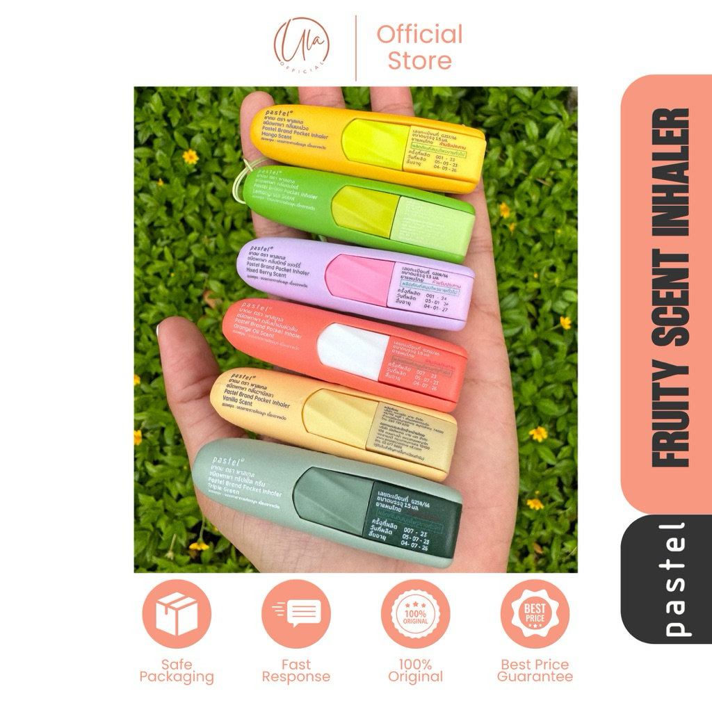 Jual ula — Pastel Fruity Scent Inhaler / Berry Lemongrass Triple Green ...