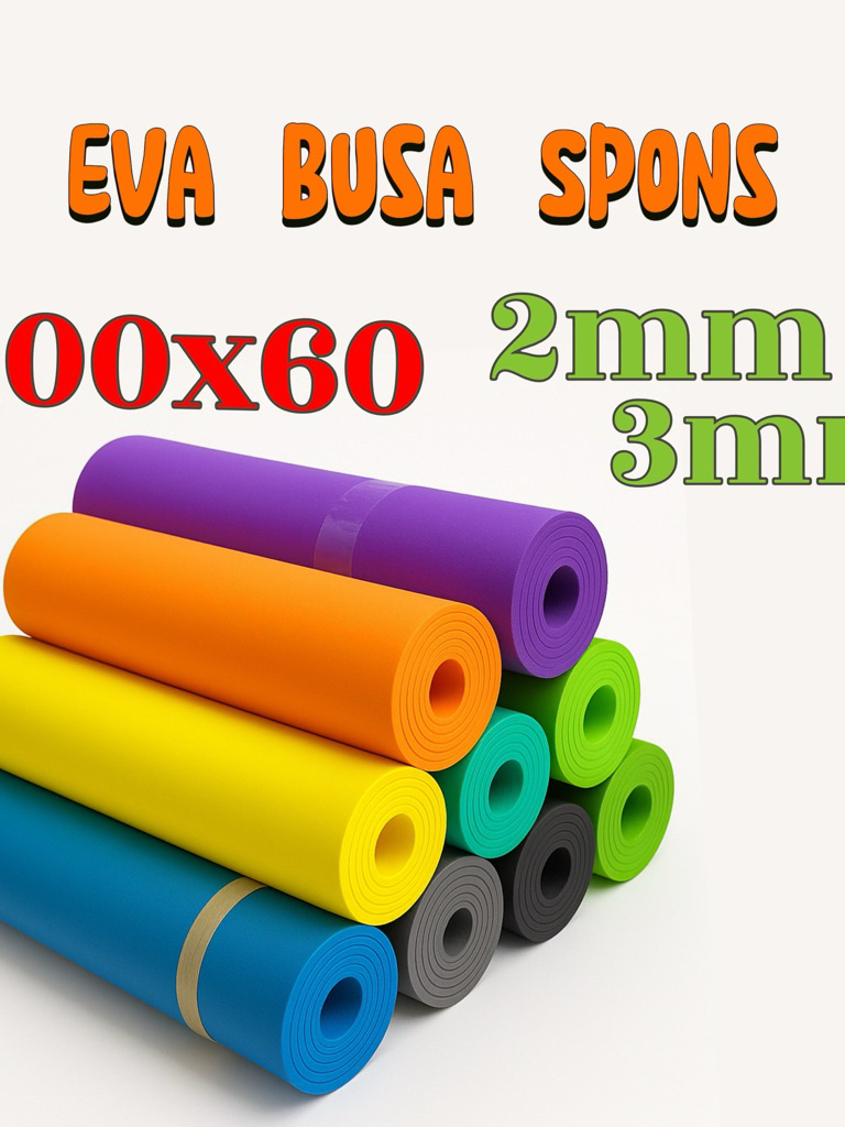 Jual Busa Eva Spons / 100x60 / 2mm / 3mm / Busa Ati | Shopee Indonesia