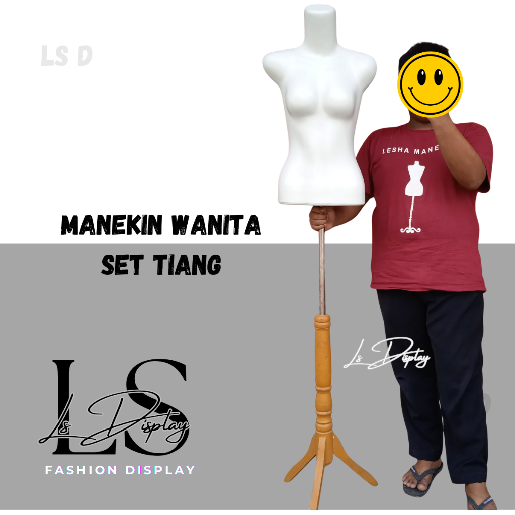Jual MANEKIN WANITA SET KAKI KAYU - Patung Baju Manekin Body Lurus ...