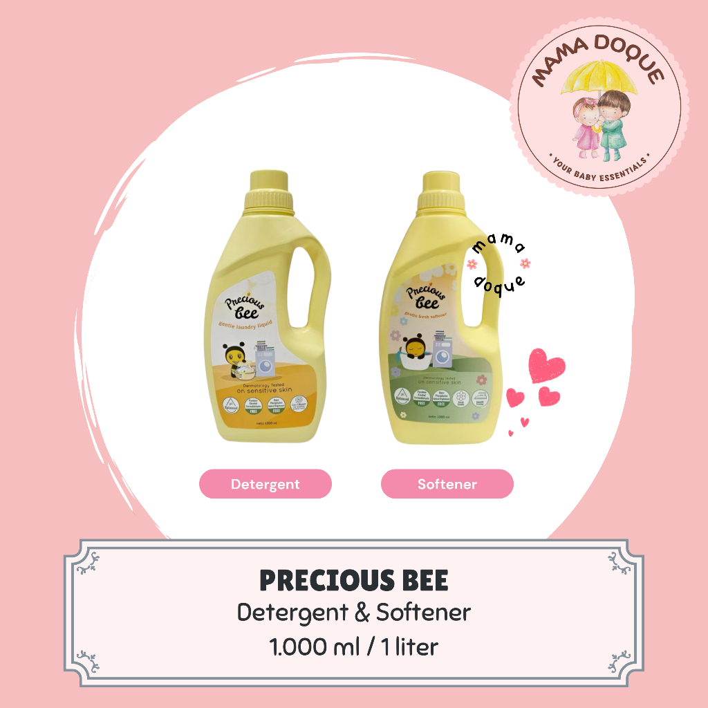 Jual Precious Bee Gentle Laundry Liquid / Gentle Fresh Softener 1000ml 1L | Shopee Indonesia