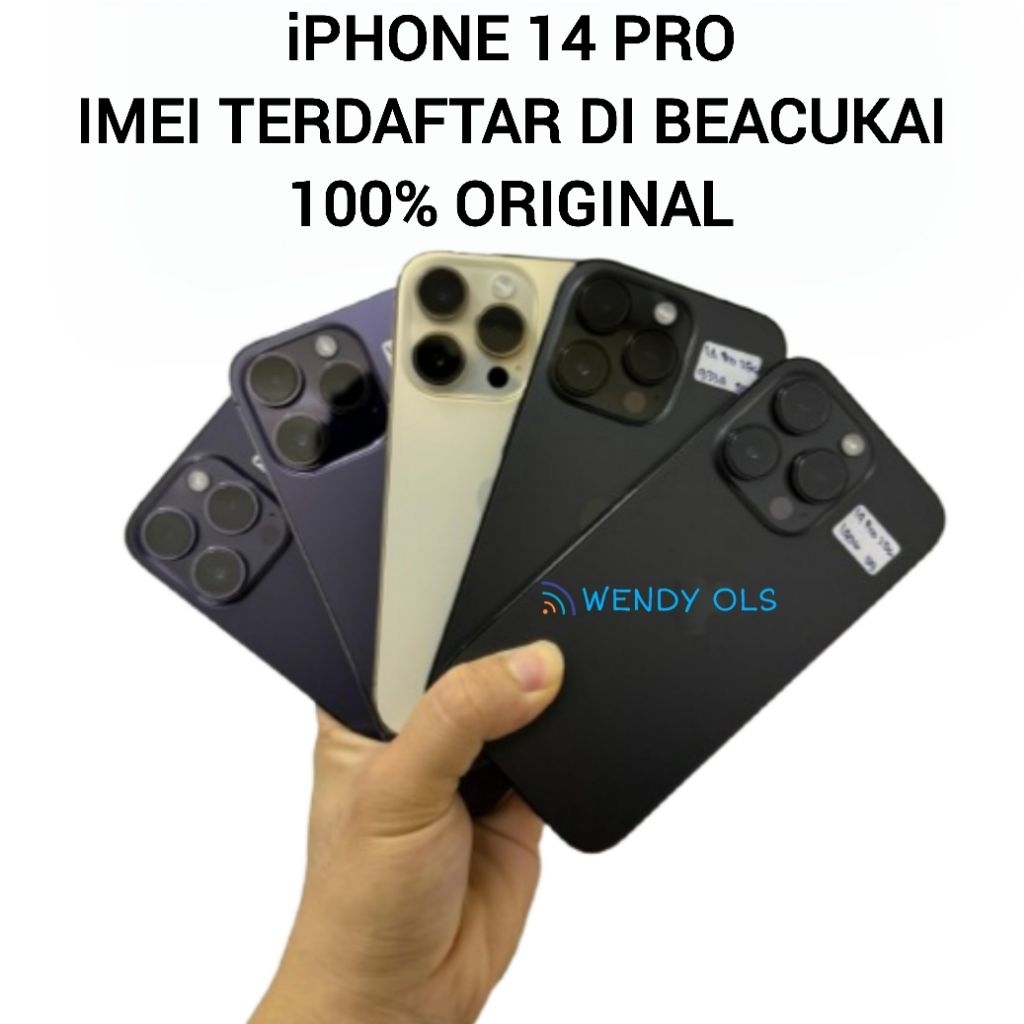 Jual iPhone 14 Pro 5G 128GB 256GB 512GB 1TB SPACE BLACK GOLD SILVER ...