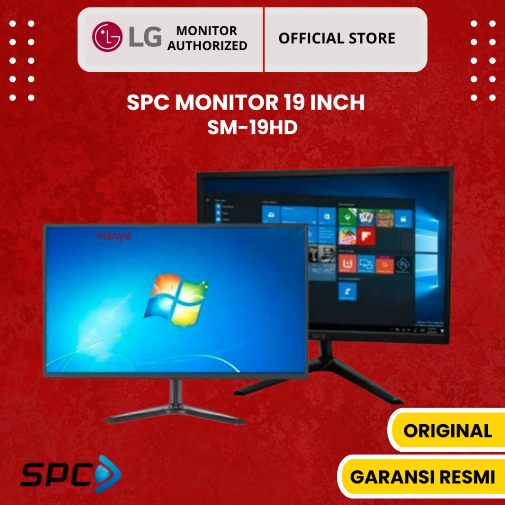 Jual Monitor Led SPC SM 19 HD VGA HDMI / Monitor SPC 19 Inch - Garansi ...