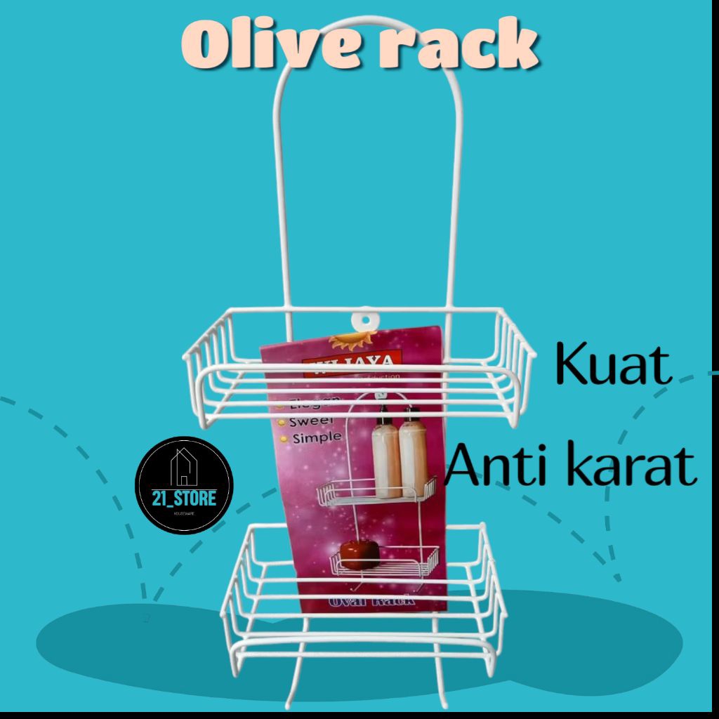 Jual RAK SABUN Rak Kamar Mandi Oval Kotak Bahan Besi Kuat Anti Karat ...