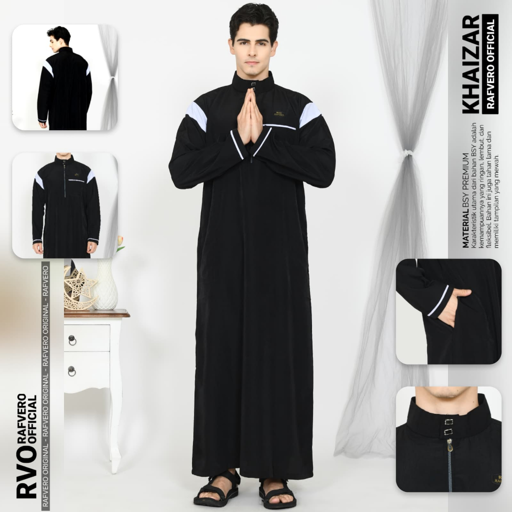 Jual Jubah pakistan pria - Gamis Pria Khaizar - Original Rafvero ...