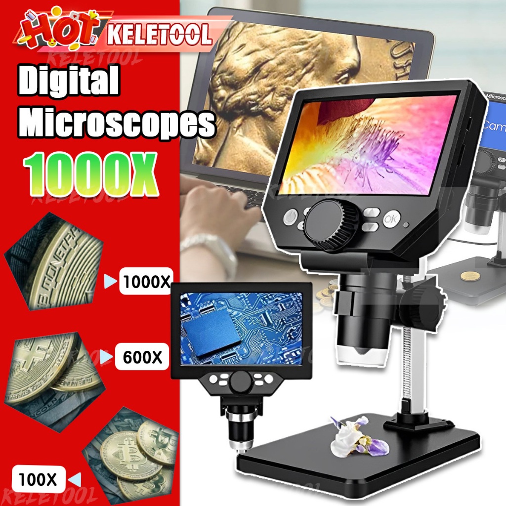 Jual Microscope Digital 1000x Trinocular Mikroskop Trinikuler Mikroskop ...