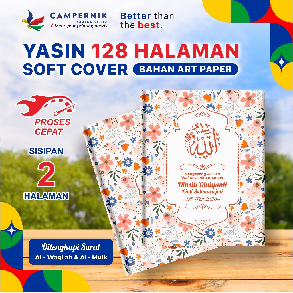 Jual Buku Yasin dan Tahlil, Softcover 128 Halaman (Plus 2 Hal. Sisipan ...
