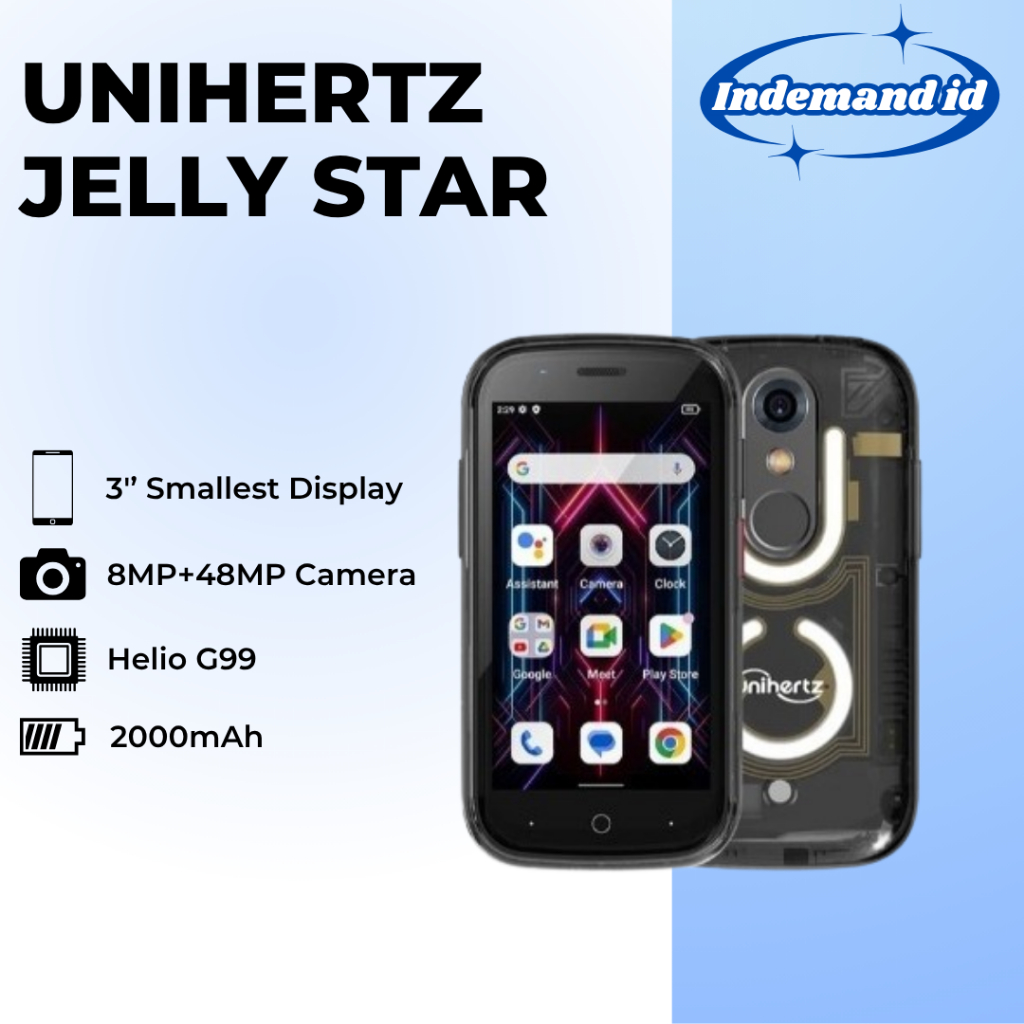 Jual Unihertz Jelly Star Smartphone Mini Android 13 8GB 256GB Lampu Led | Shopee Indonesia