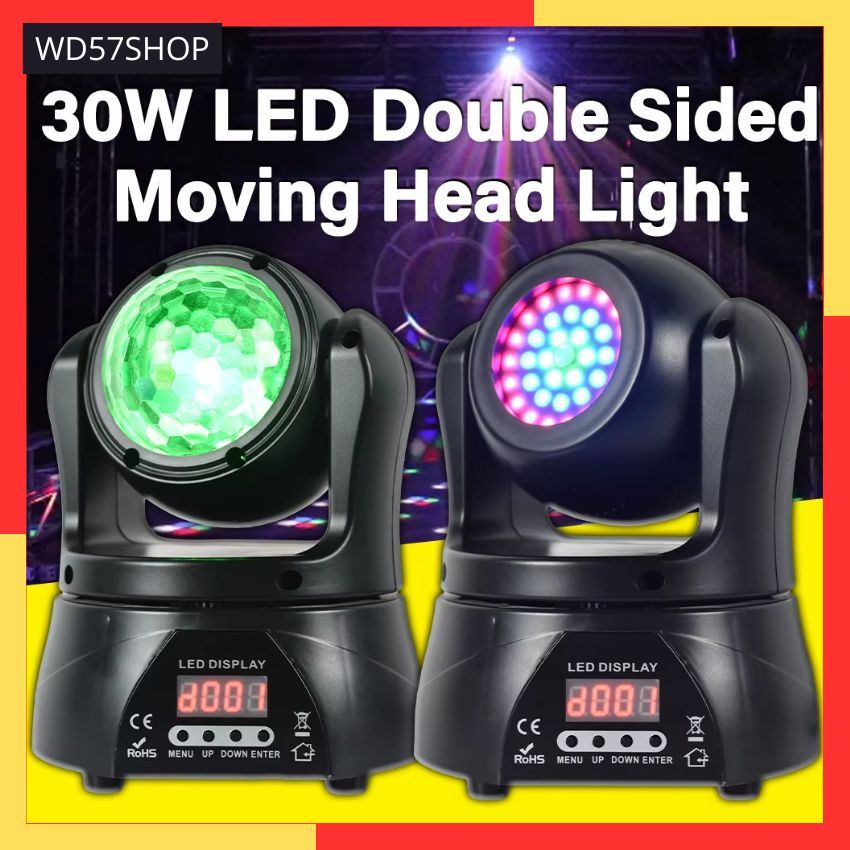 Jual Lampu Disko Sorot LED Laser RGBW DMX512 30W Lighting Panggung ...