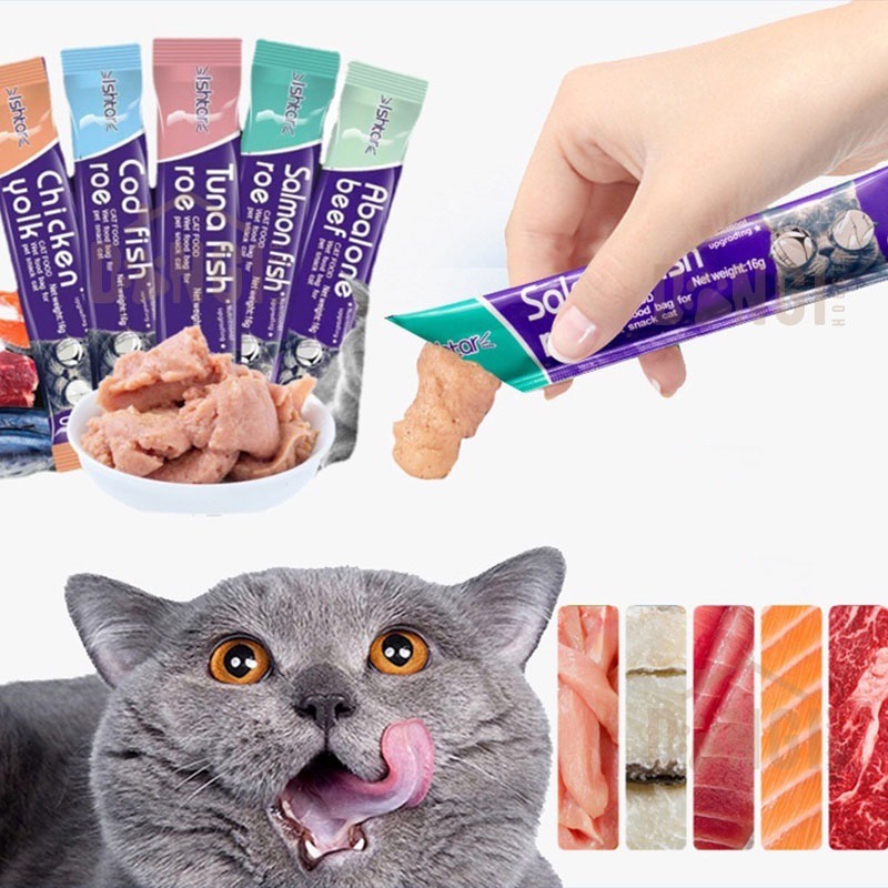 Jual Snack Hewan Peliharaan Cemilan Kucing Cat Strip 15g / Makanan ...