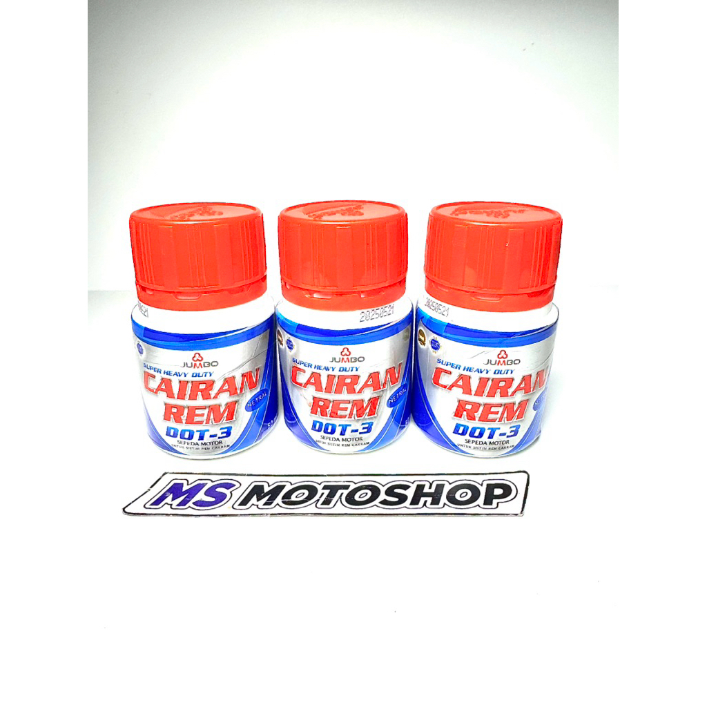 Jual OLI REM MINYAK REM JUMBO DOT 3 CAIRAN REM MOTOR 50 ML ORIGINAL ...