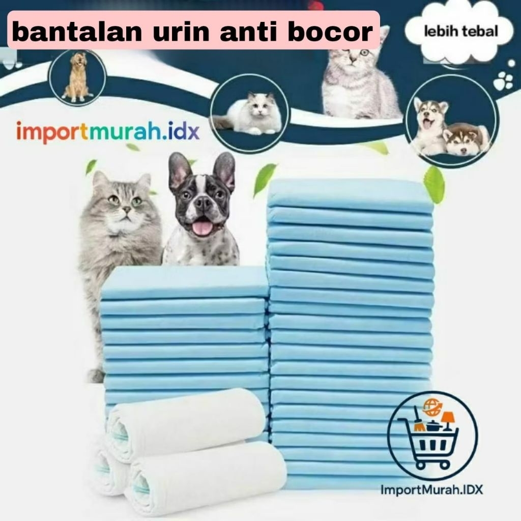 Jual Pad Pipis Kucing Anjing Popok Sekali Pakai Alas Pipis Pee Poop ...