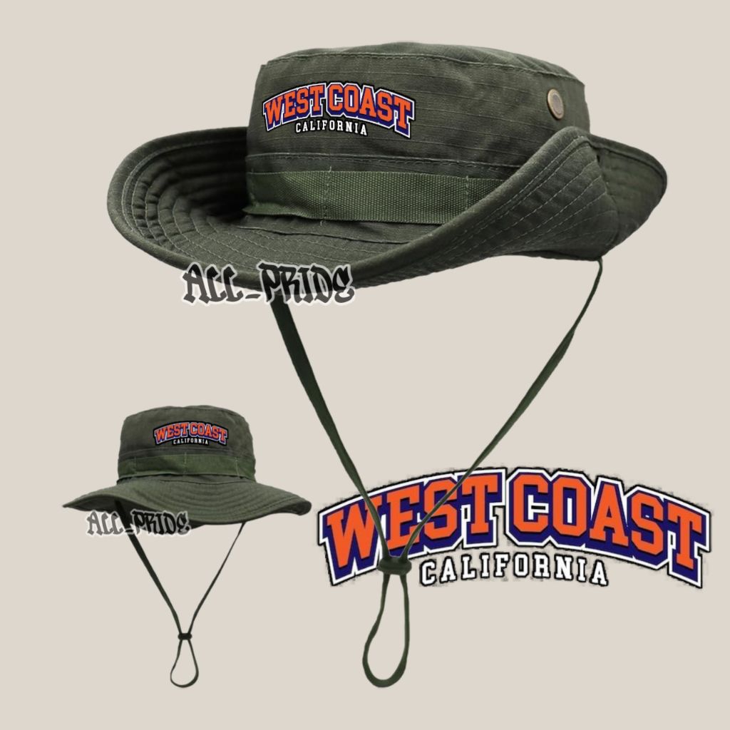 Jual Topi Rimba West Coast California - Jungle Hat Outdoor Adventure ...