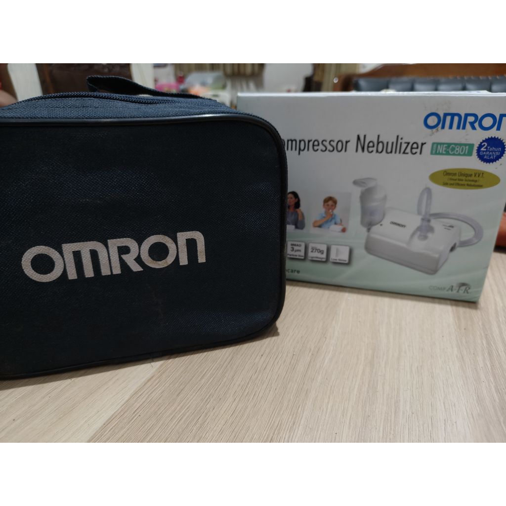 Jual (PRELOVED) compressor nebulizer OMRON NE-C801 - (PRELOVED) | Shopee Indonesia