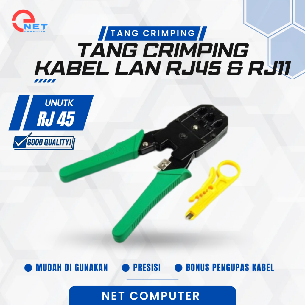 Jual Tang Crimping Kabel LAN Jaringan 3 In 1 / Tang Crimping RJ 45 DAN ...