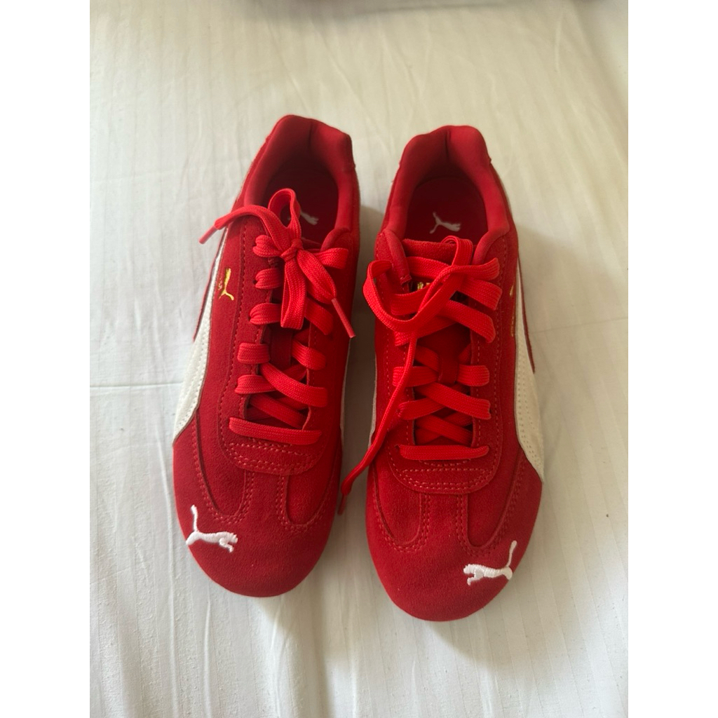 Jual Booked!! Original Puma speed cat red white (second) | Shopee Indonesia