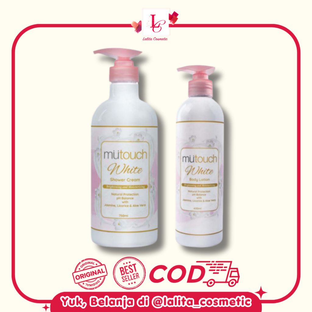 Jual MUTOUCH White Body Lotion 400ML & White Shower CCR 750ML | Shopee ...