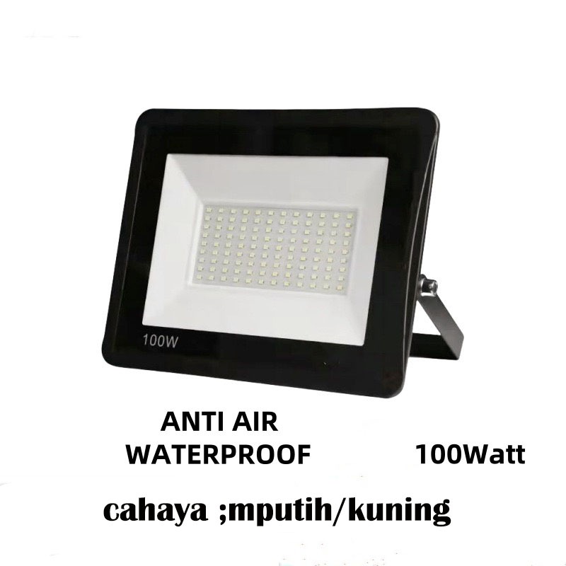 Jual LAMPU KAP SOROT LED 220V 100W OUTDOOR TEMBAK PANGGUNG Lapangan / Taman | Shopee Indonesia