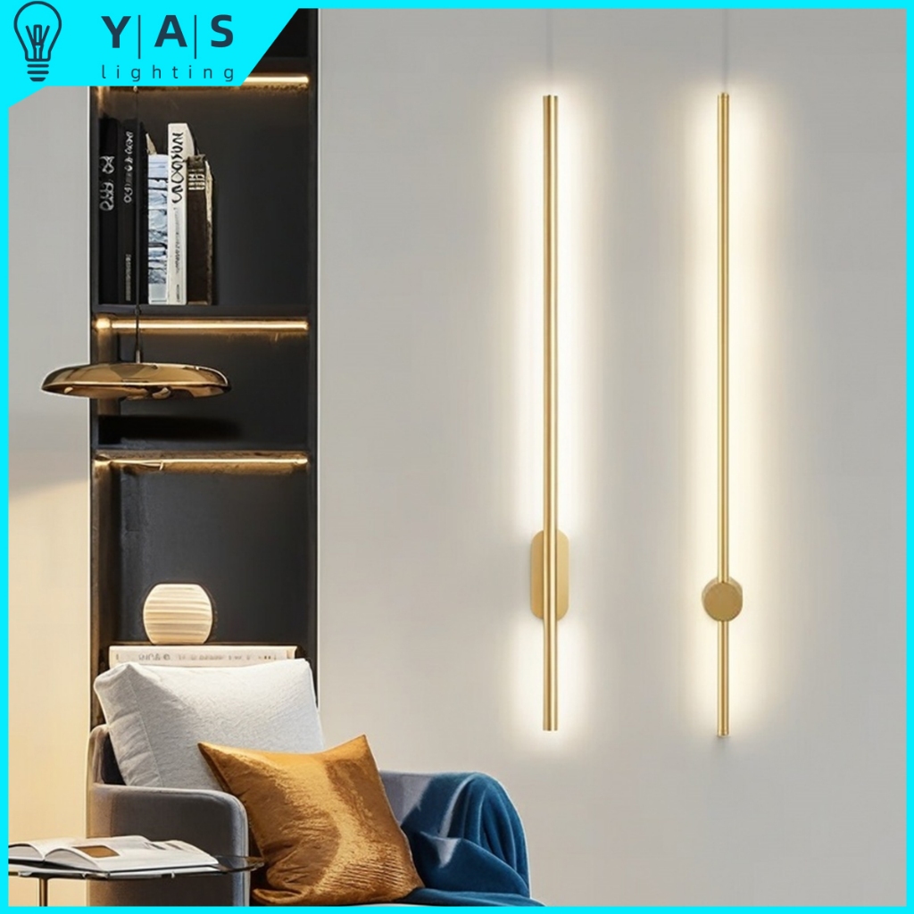 Jual 60/80/100CM Lampu Dinding LED Ruang Tamu Minimalis Lampu Dinding ...