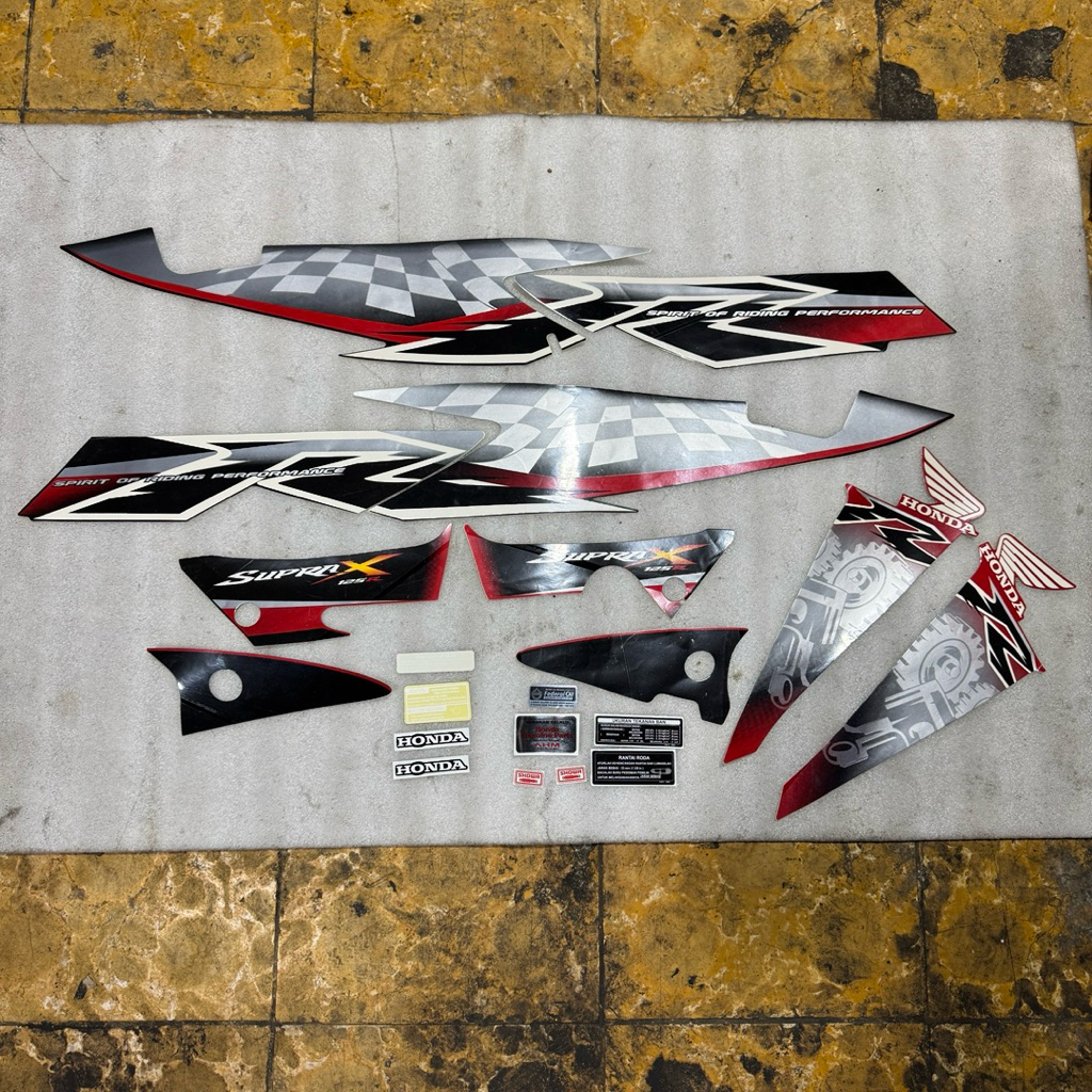 Jual Stiker stripping striping decal graphic Honda Supra X 125 R suprax ...