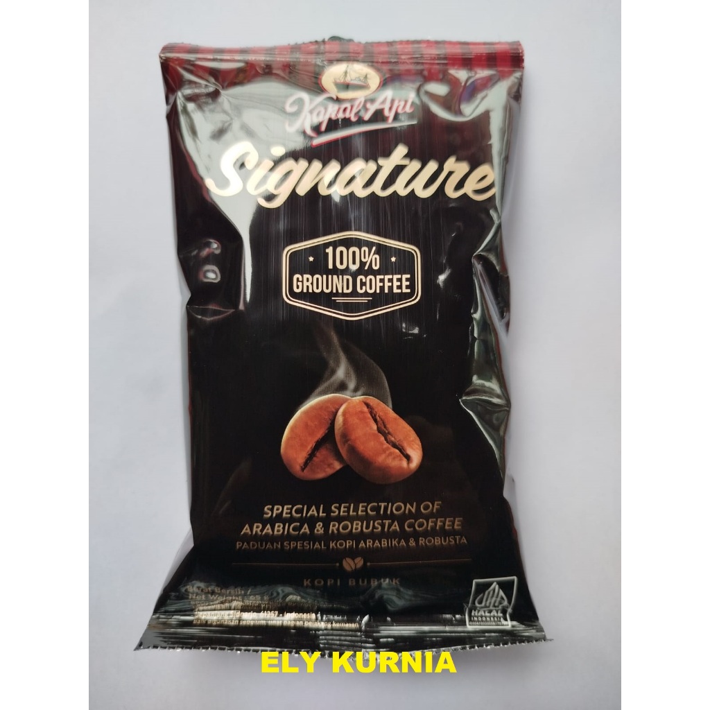 Jual Kopi Kapal Api Signature 65gr Kopi Bubuk | Shopee Indonesia