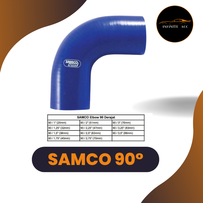 Jual Samco Hose Reducer 90 Derajat Elbow Straight Selang Biru Radiator ...