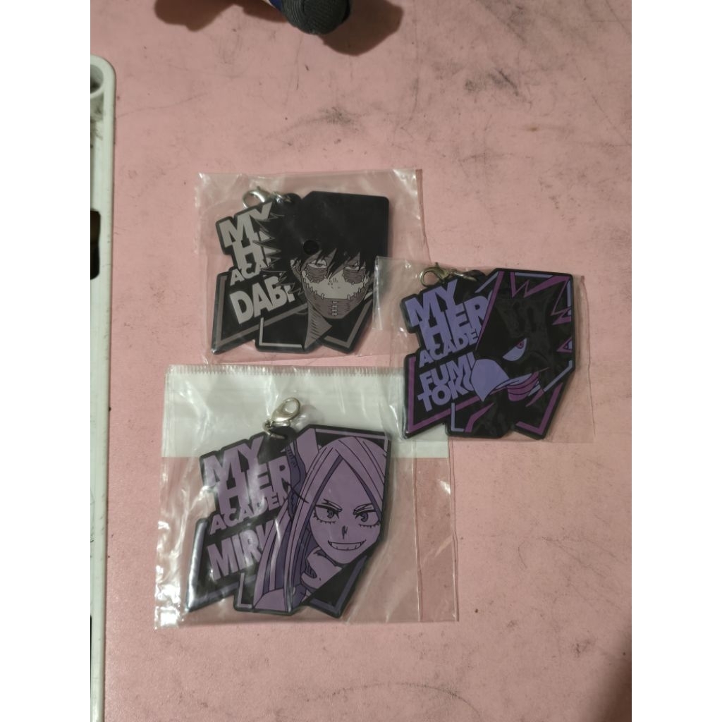 Jual ichiban kuji rubber keychain collection dabi mirko Fumikage ...