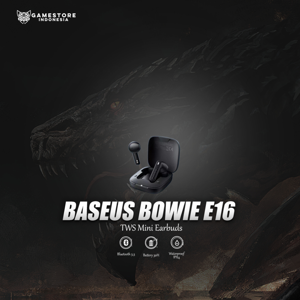 Jual Baseus Bowie E16 Upgrade True Wireless Bluetooth Earphone TWS Mini ...