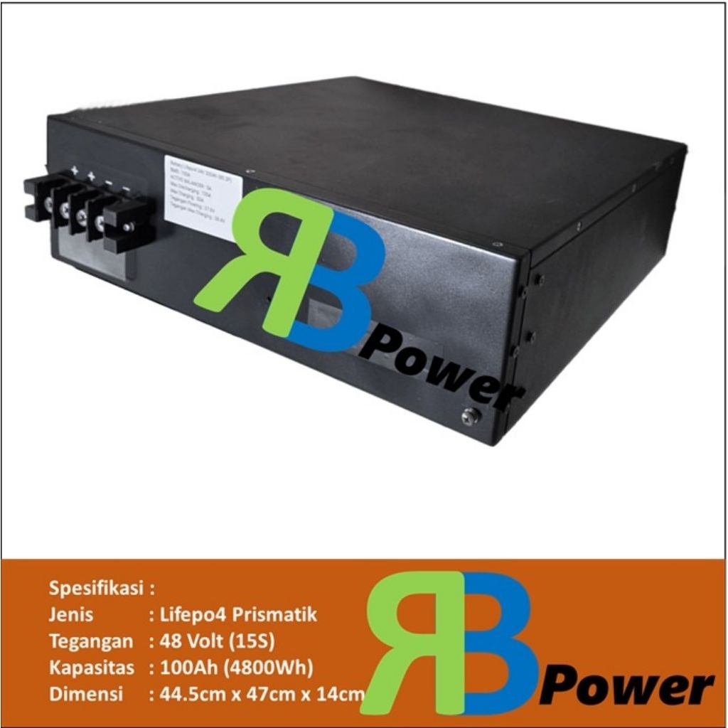 Jual Baterai Battery Lifepo4 48V 100Ah untuk PLTS UPS server | Shopee ...