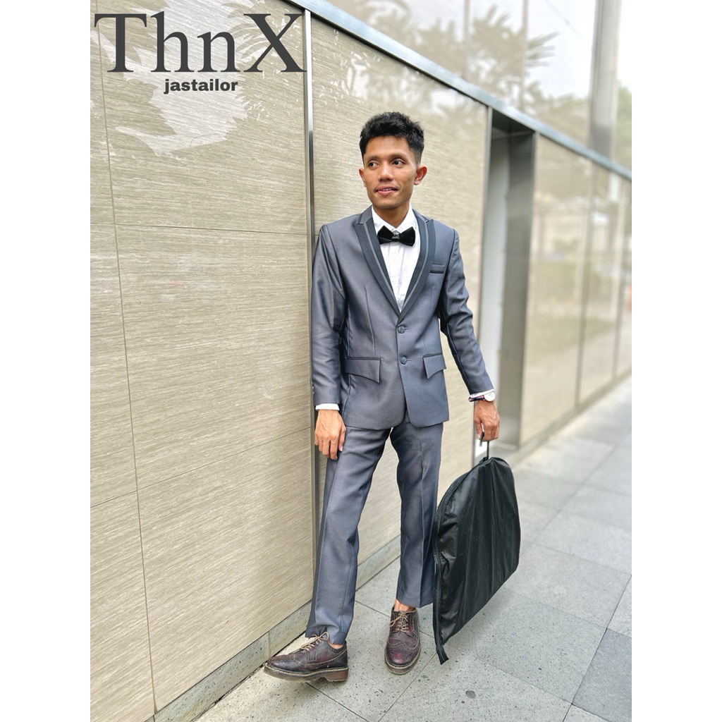 Jual 1 stel jas wedding jas nikah jas manten jas tailor slim fit model ...