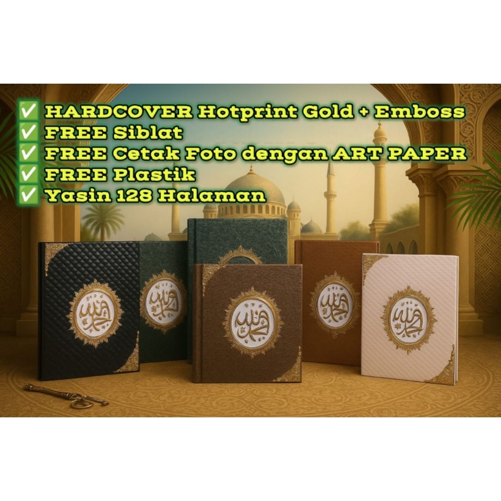 Jual TERMURAH! Yasin HARDCOVER RCP isi 128 halaman. sisipan art paper ...
