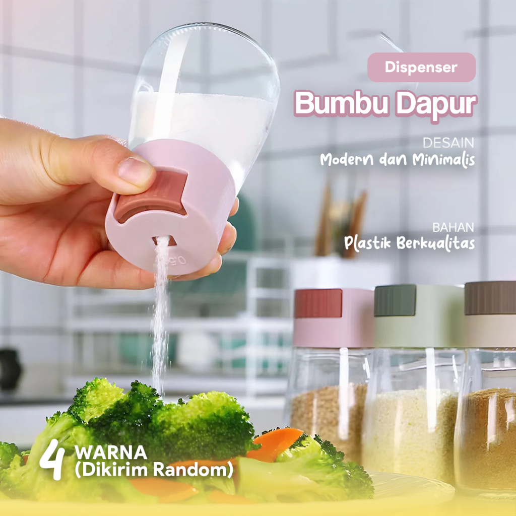 Jual Dispenser Bumbu Dapur | Botol Bumbu Dapur 100 ML | Dispenser ...