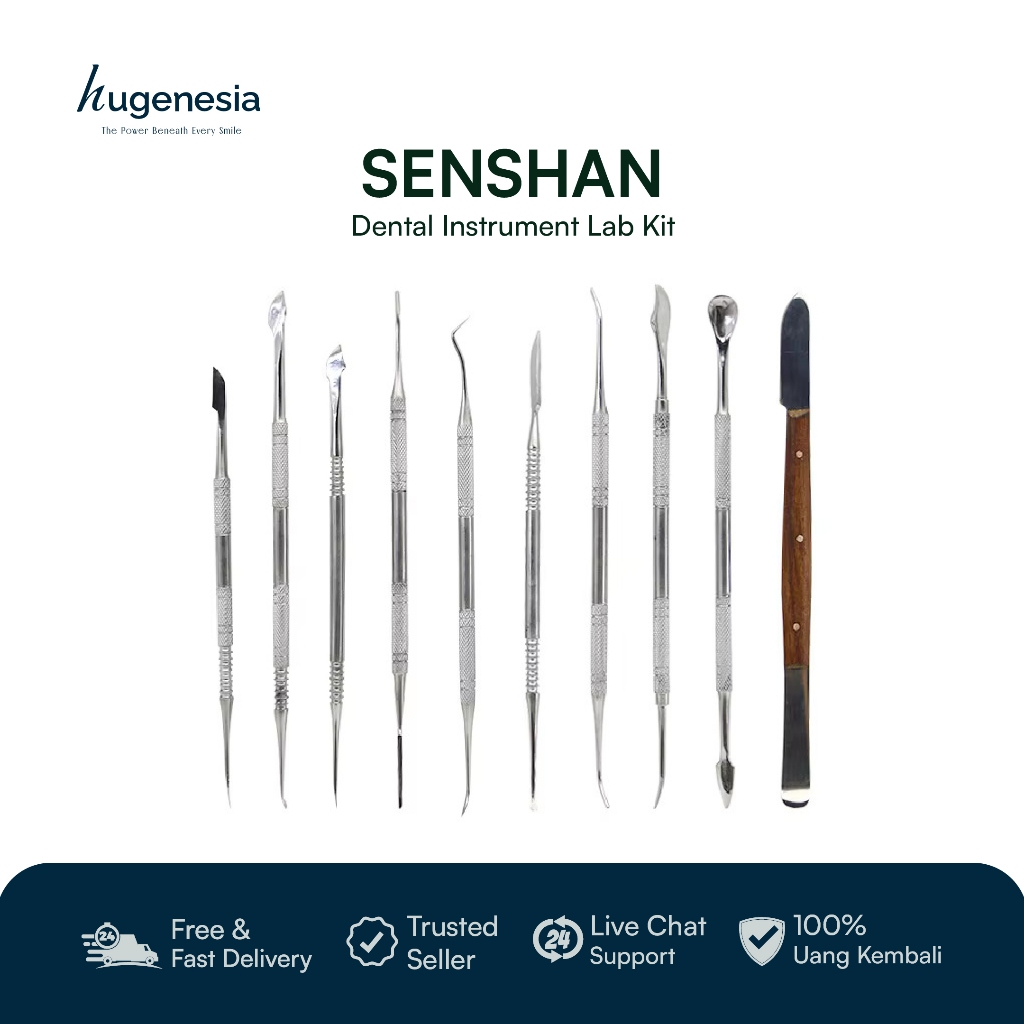 Jual Hugenesia - Dental Instrument Senshan Carving Wax Kit Intrument ...
