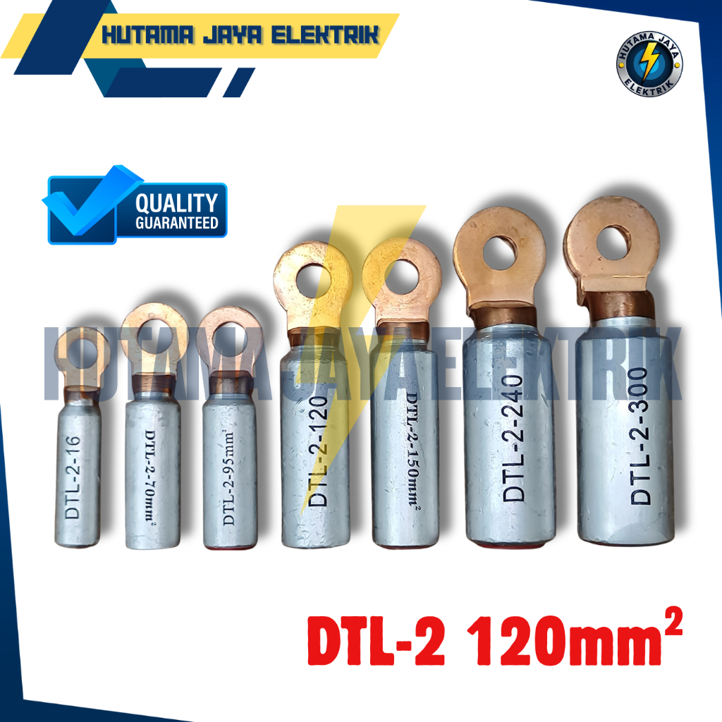 Jual Skun Bimetal DTL-2 AL-Cu ukuran kabel 120mm | Shopee Indonesia