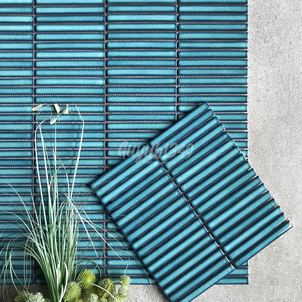 Jual Venus Tiles Type Linea Striped Celadon Green - Mosaic Mozaic ...